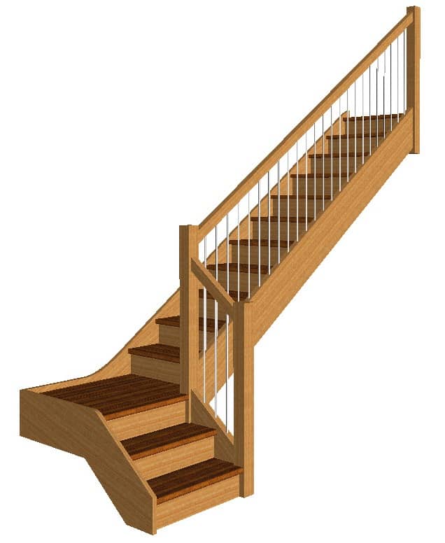 What is Staircase - Its Types, Components & Requirement of Good Stairs